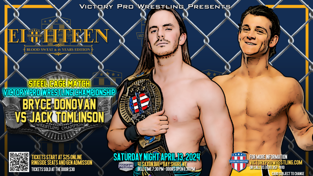 EIGHTEEN: Bryce Donovan and Jack Tomlinson to clash one last time ...