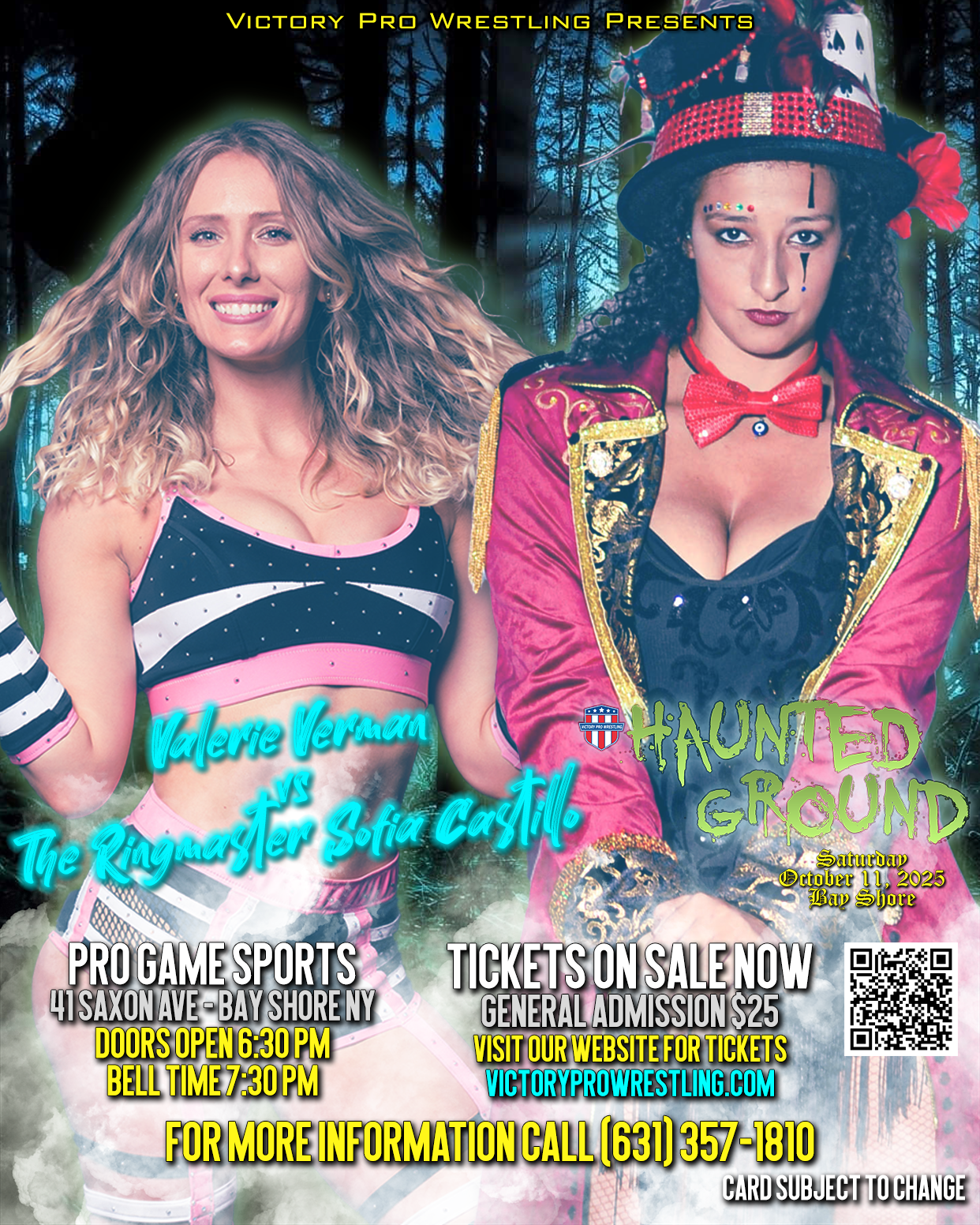 Valerie Verman Faces Debuting Ringmaster Sofia Castillo at Haunted ...